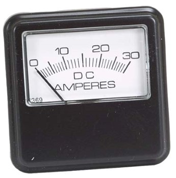 36-Volt / 30-Amp Club Car Lester Corner-Mount Ammeter (Fits 1982-Up)